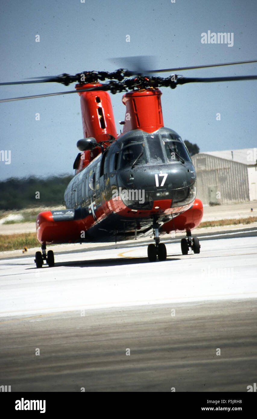 The Vertol UH-46D, registration number 153404, was photographed on June ...