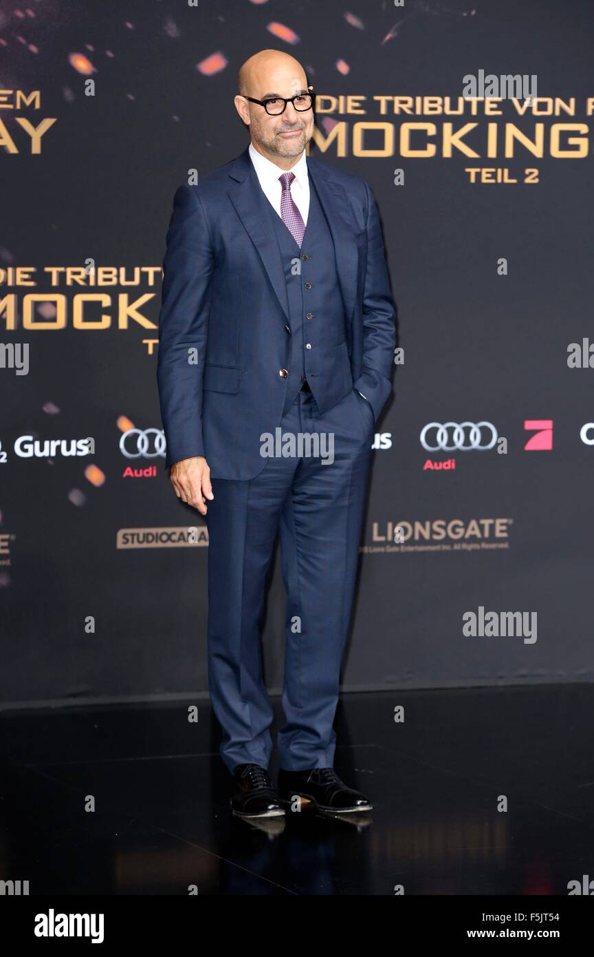 Berlin, Germany. 4th Nov, 2015. Stanley Tucci attending 'The Hunger ...