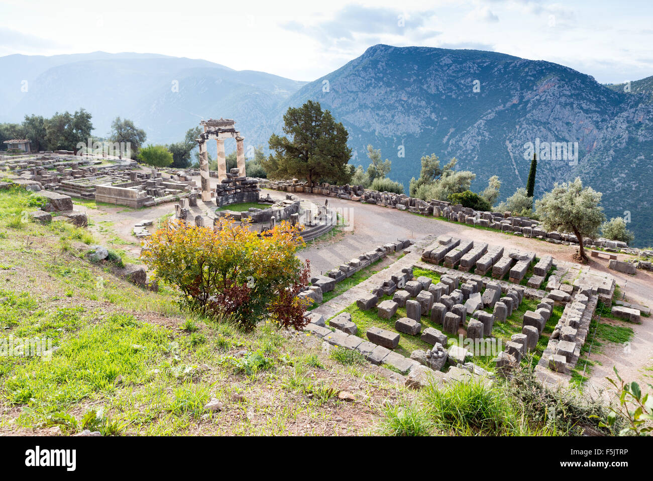 The archaeological site of Delphi has been inscribed upon the the World ...