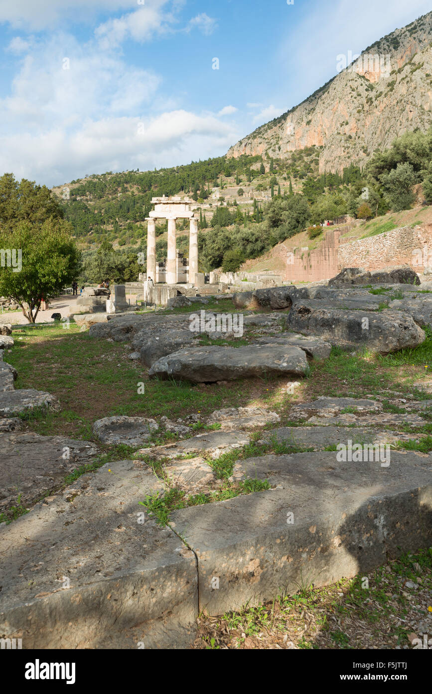 The archaeological site of Delphi has been inscribed upon the the World ...