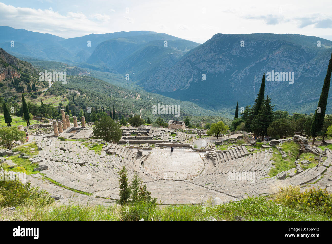 The archaeological site of Delphi has been inscribed upon the the World ...