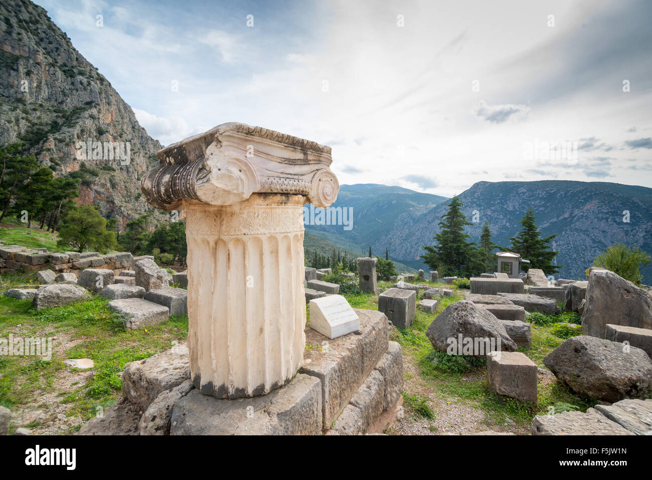 The archaeological site of Delphi has been inscribed upon the the World ...