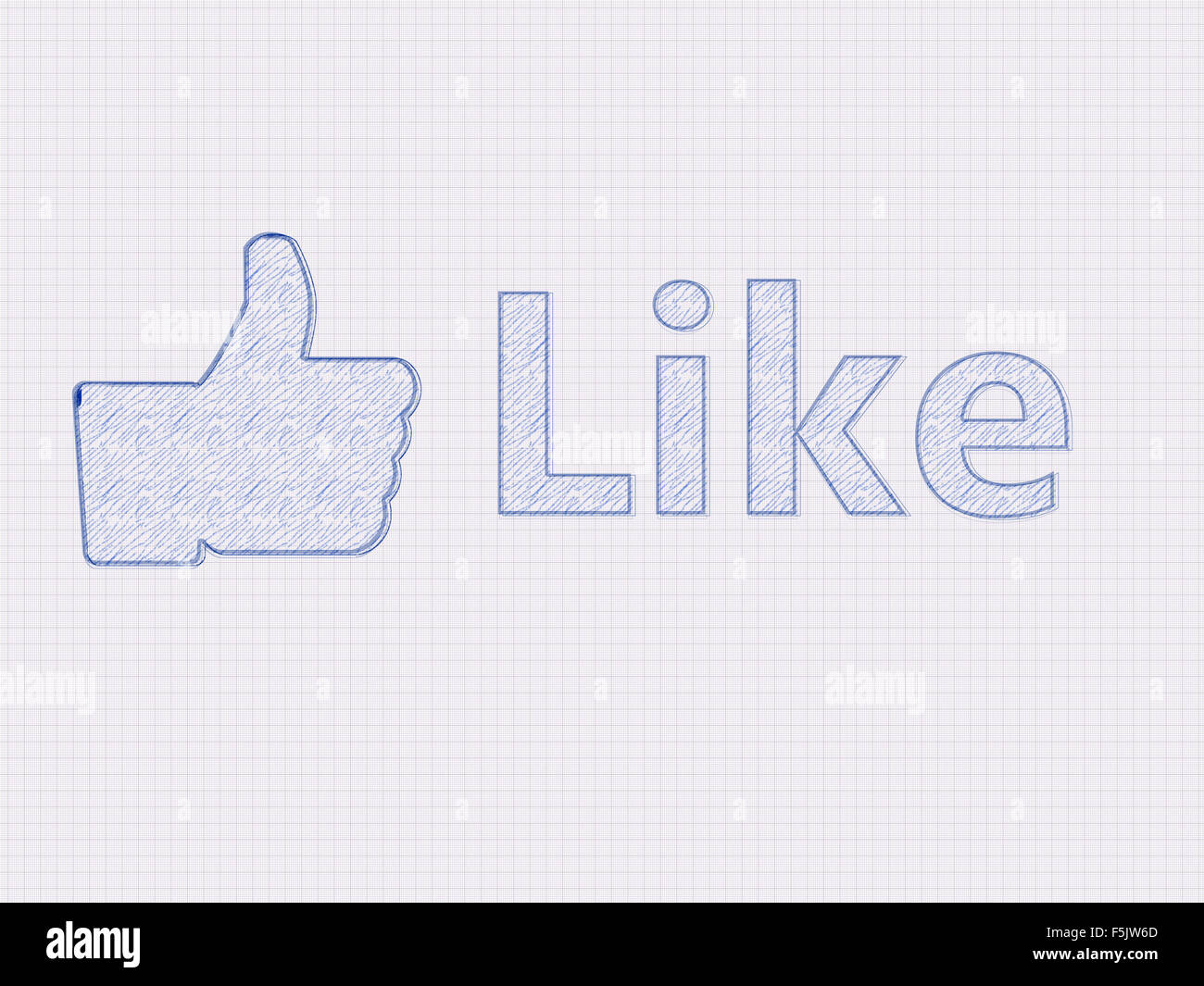 like written as a sketch on paper Stock Photo - Alamy