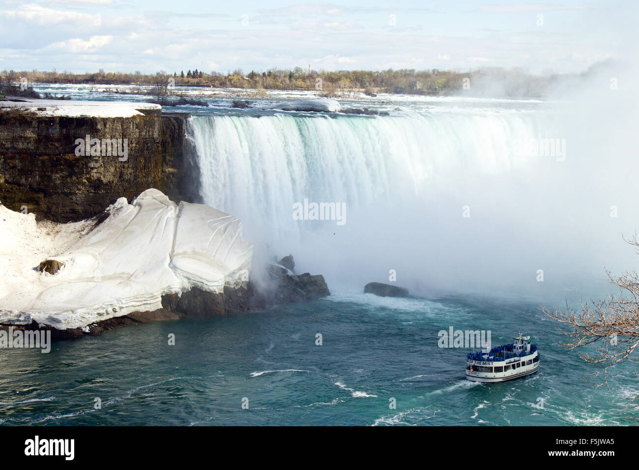 Beautiful photo of the Niagara falls in the spring time Stock Photo - Alamy