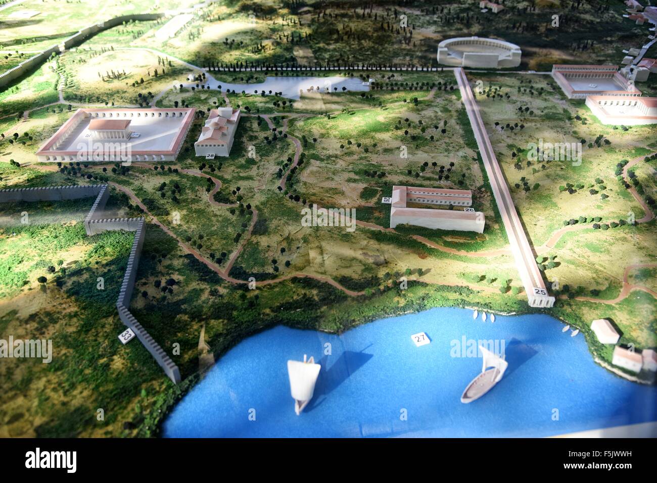 Ephesus 10th Century BC archeological site Selcuk Izmir Turkey Model ...