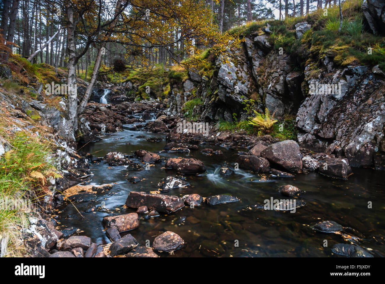 Highland waterfall sutherland scotland uk hi-res stock photography and ...
