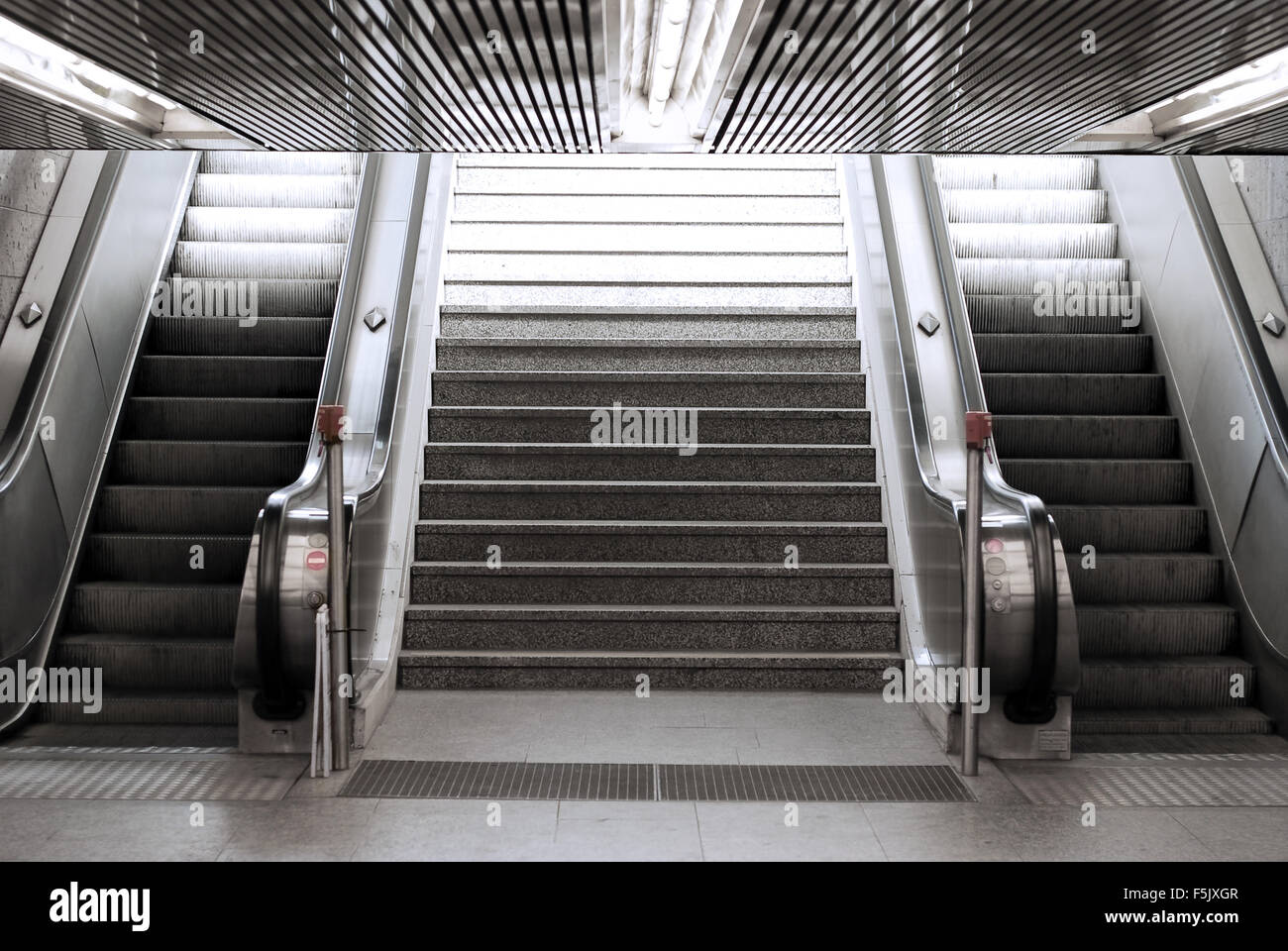 Subway stairs hi-res stock photography and images - Alamy