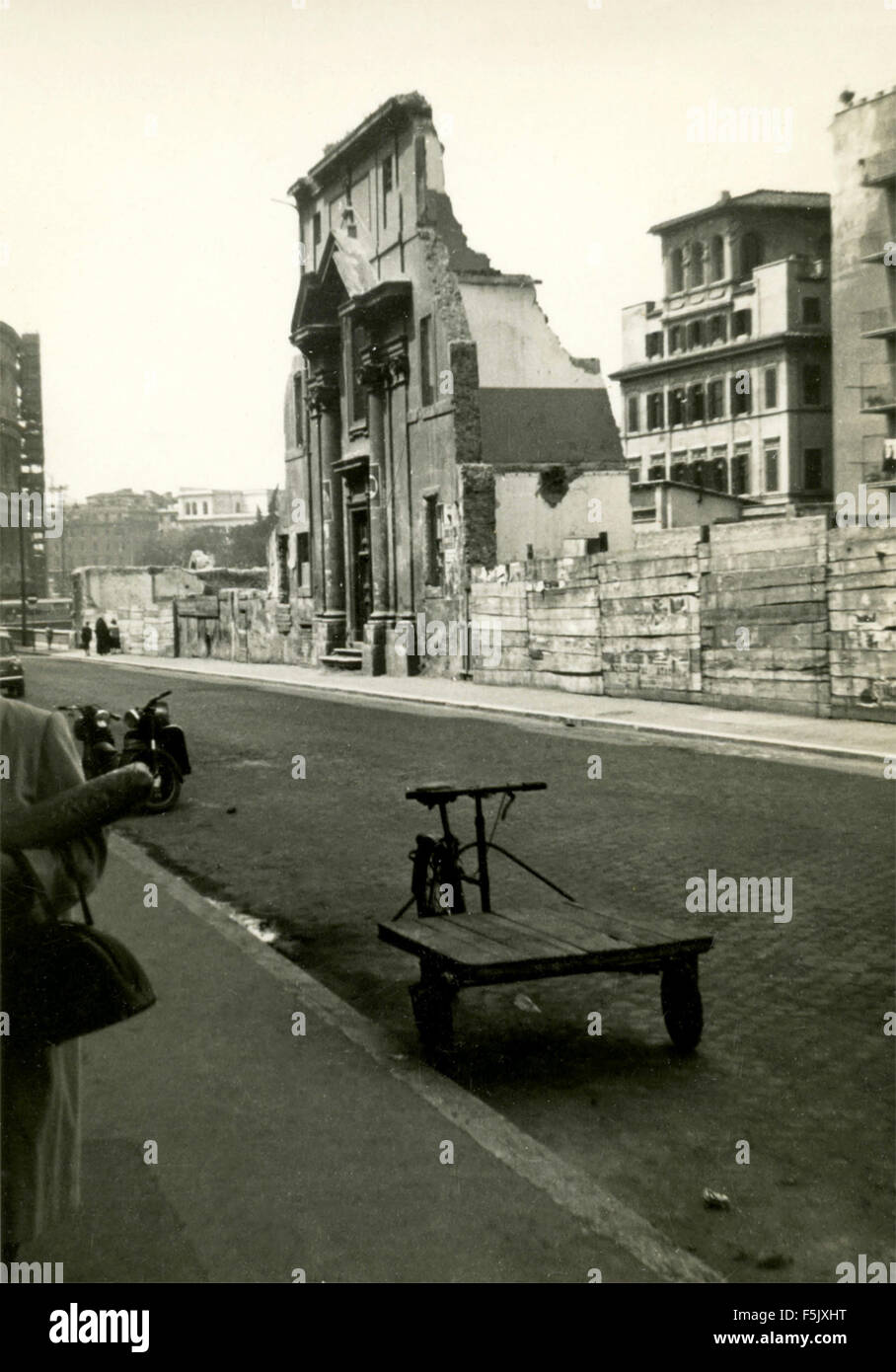 Via di San Giovanni in Laterano near the Colosseum, Rome , Italy Stock ...