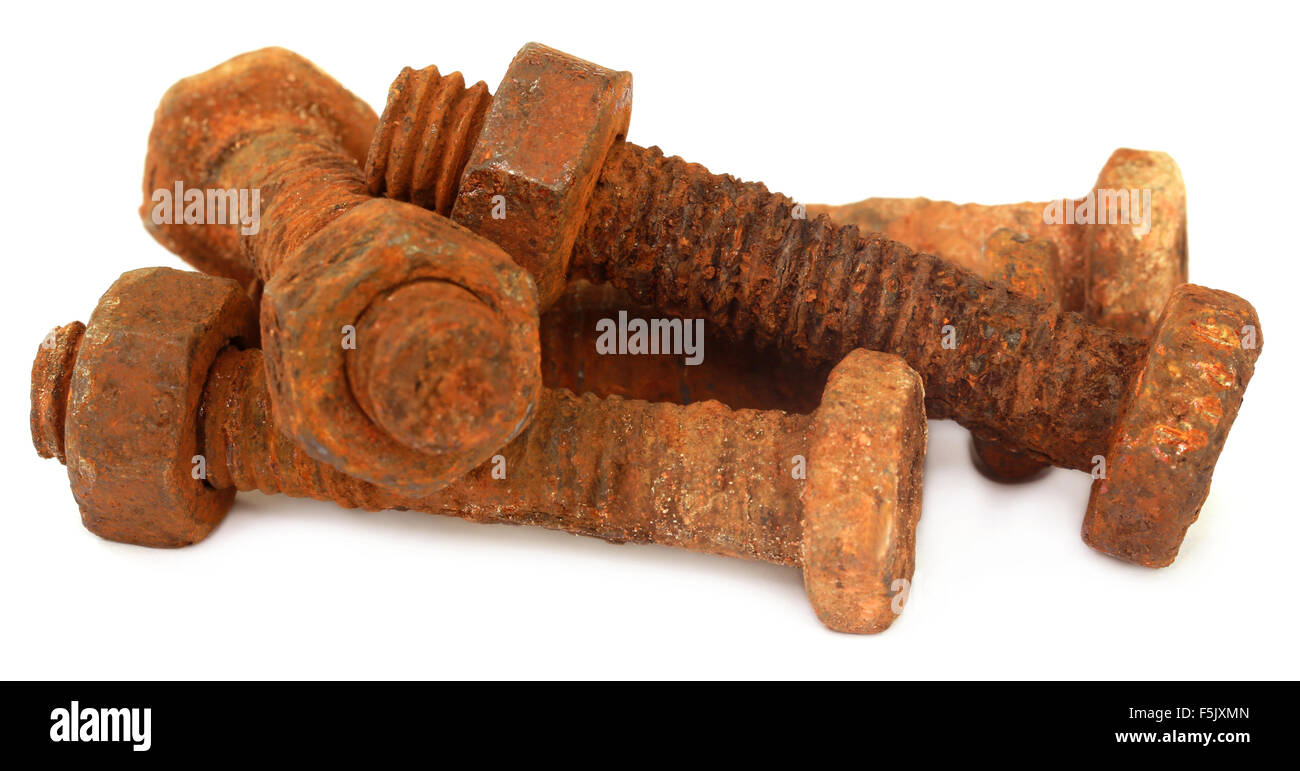 Old rusty metal rusty bolts hi-res stock photography and images - Alamy