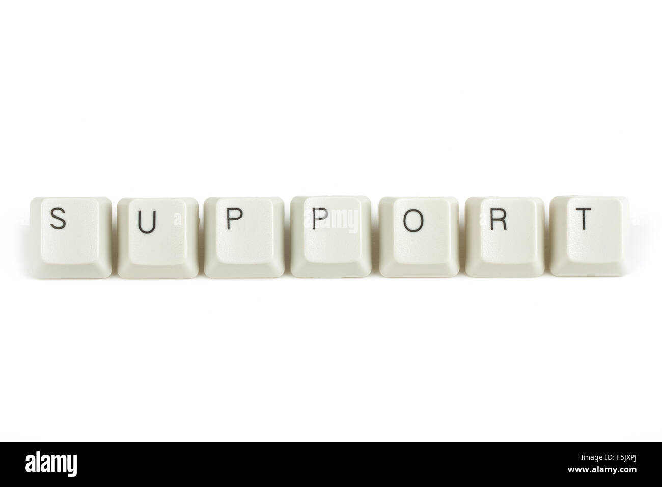 support text from scattered keyboard keys isolated on white background ...