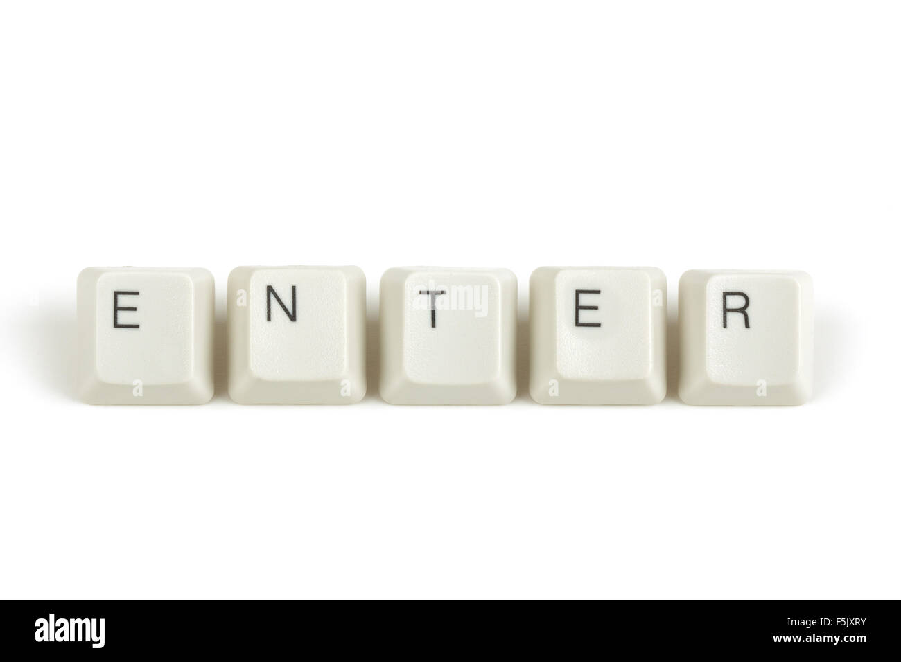 enter text from scattered keyboard keys isolated on white background ...