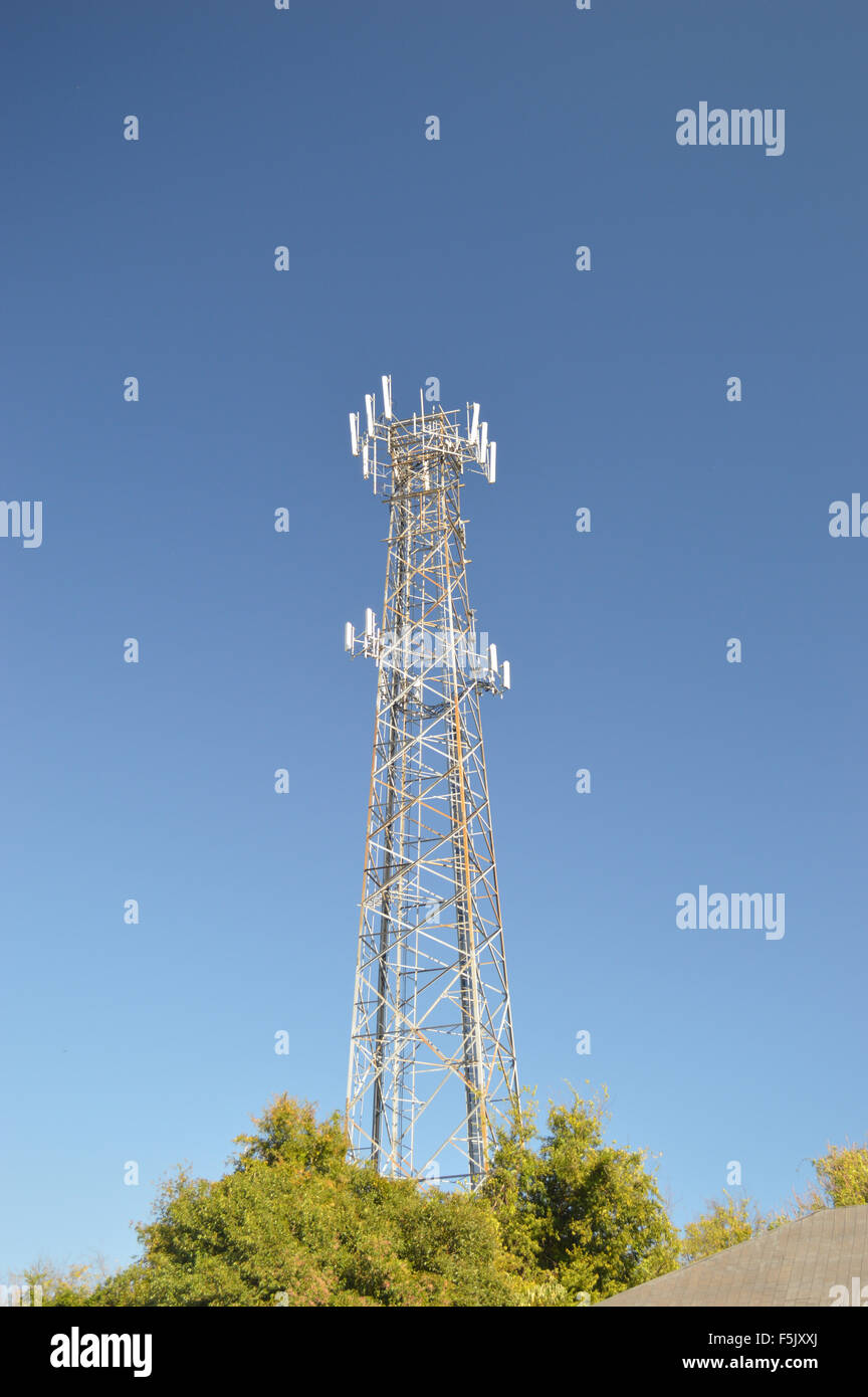 A Cellular Telephone Tower located in South Carolina Stock Photo - Alamy