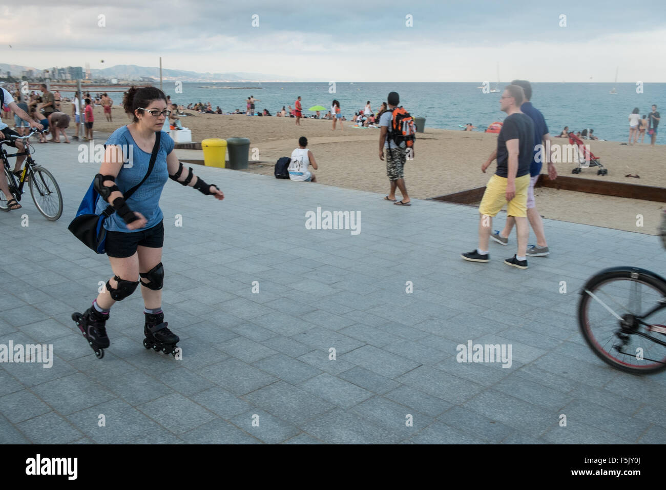Roller Blade Beach Stock Photos & Roller Blade Beach Stock Images - Alamy