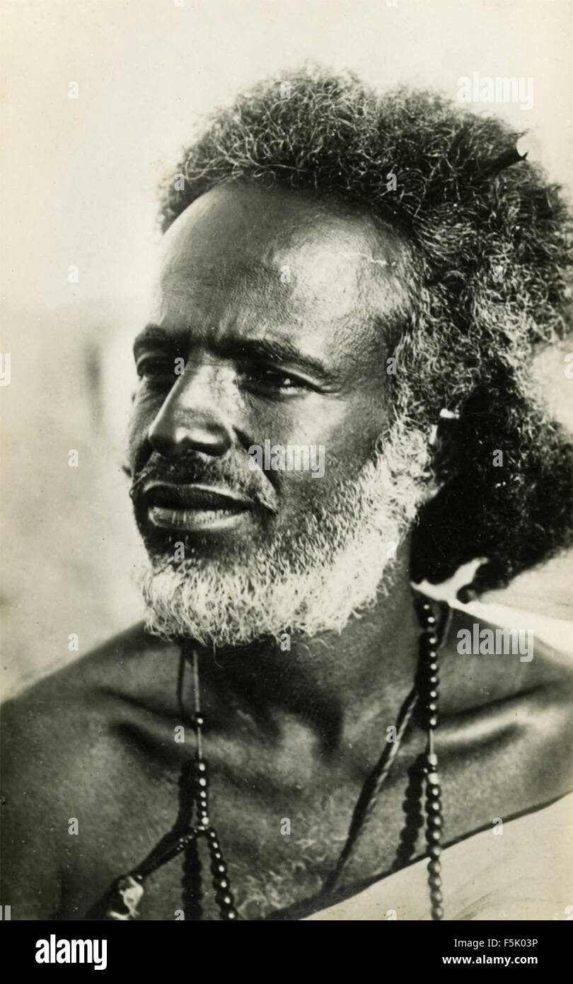 A man with a beard , East Africa Stock Photo - Alamy