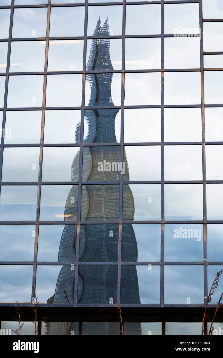 The Shard, London, reflected in windows Stock Photo - Alamy