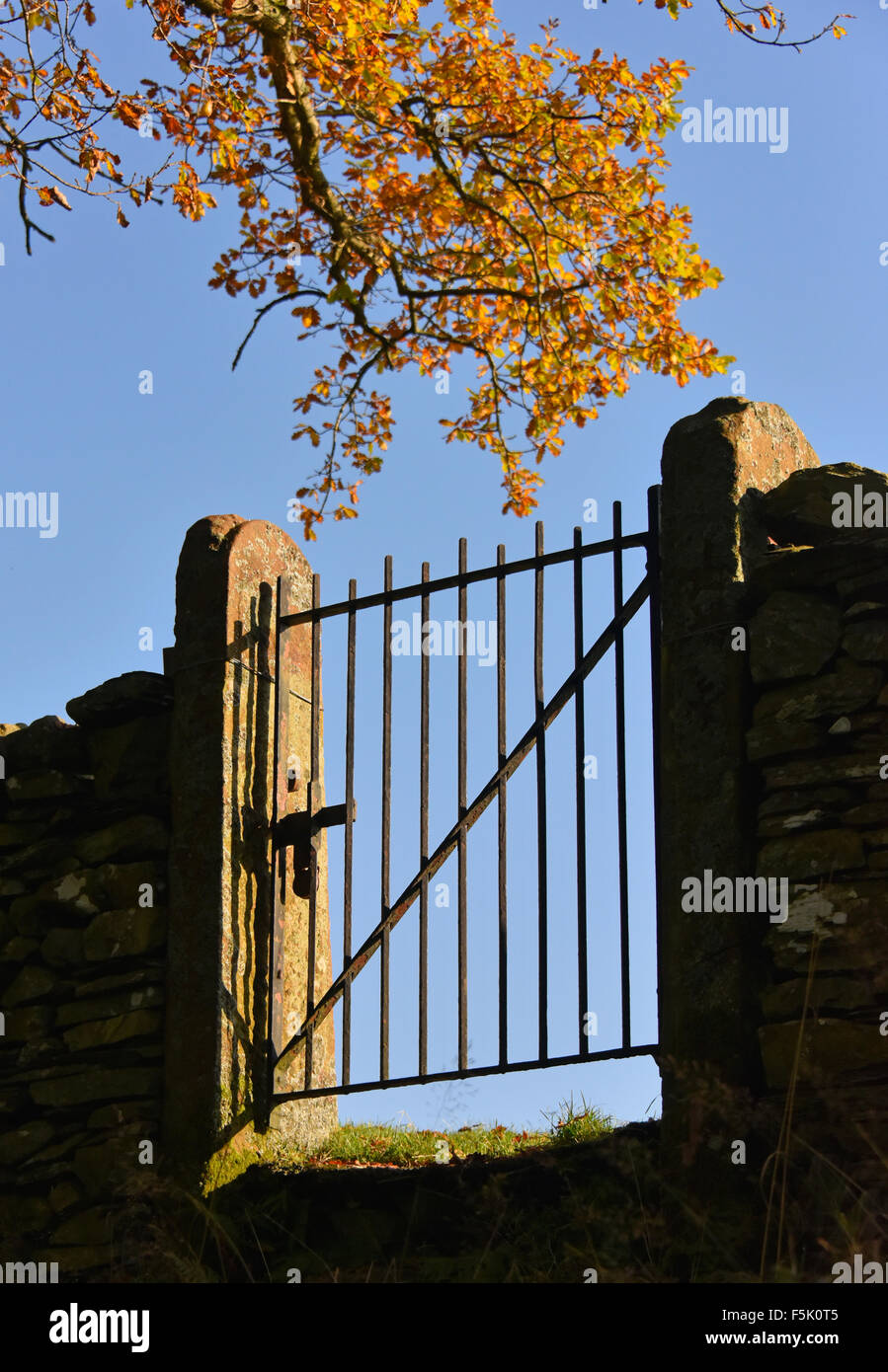 Stone gate dry stone wall hi-res stock photography and images - Alamy