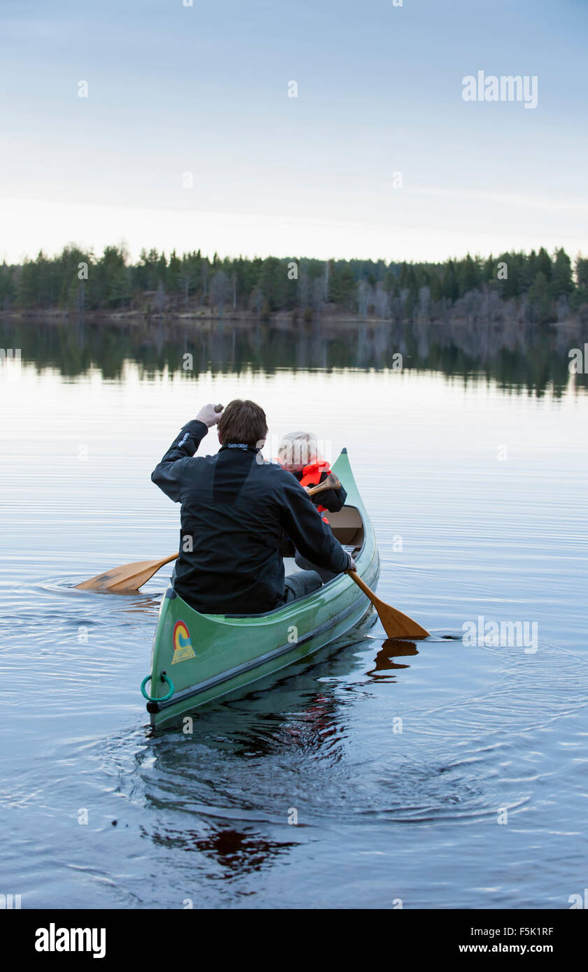 Man paddling sweden hi-res stock photography and images - Alamy