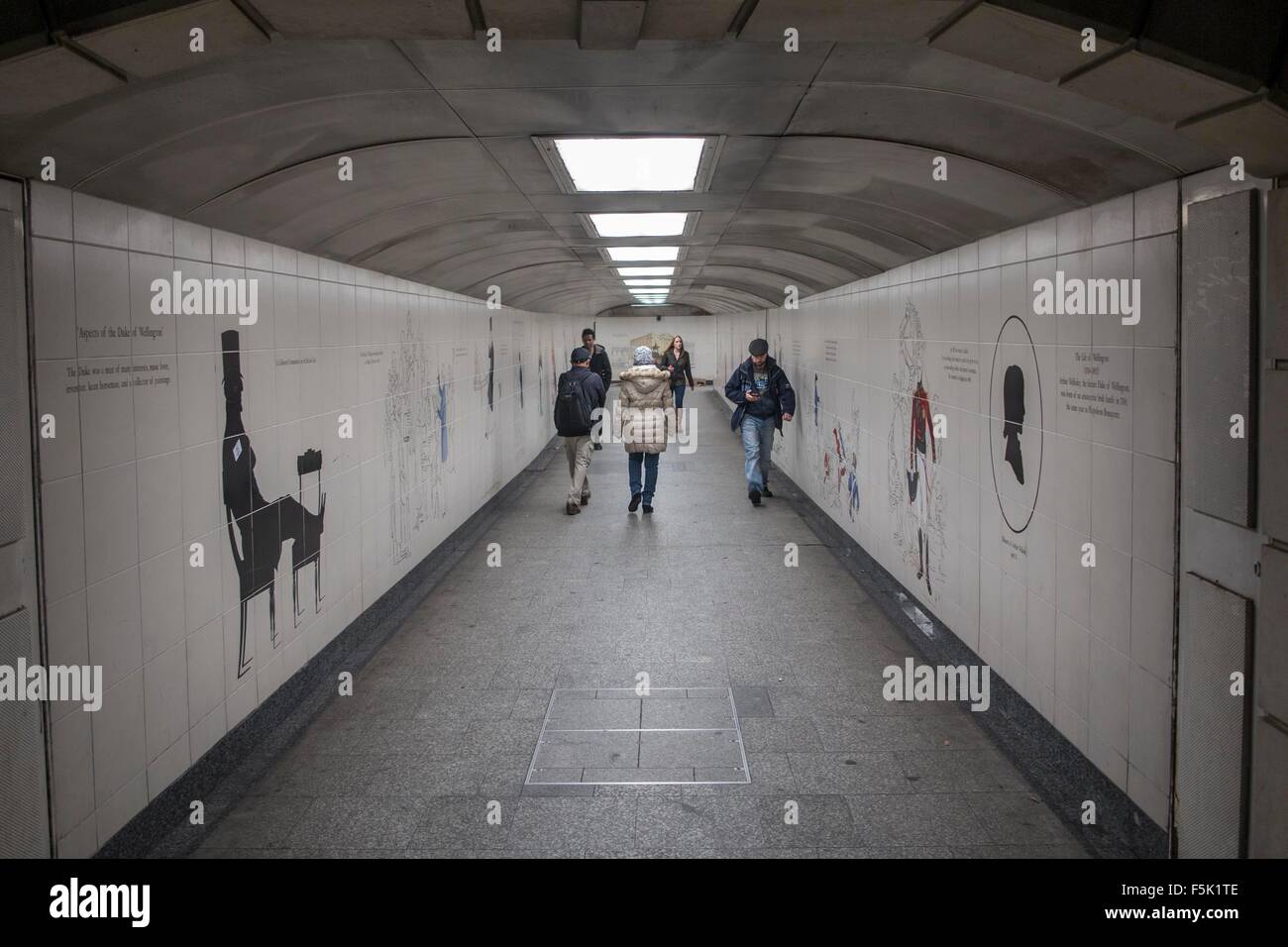 A London subway under Hyde Park Corner Stock Photo - Alamy