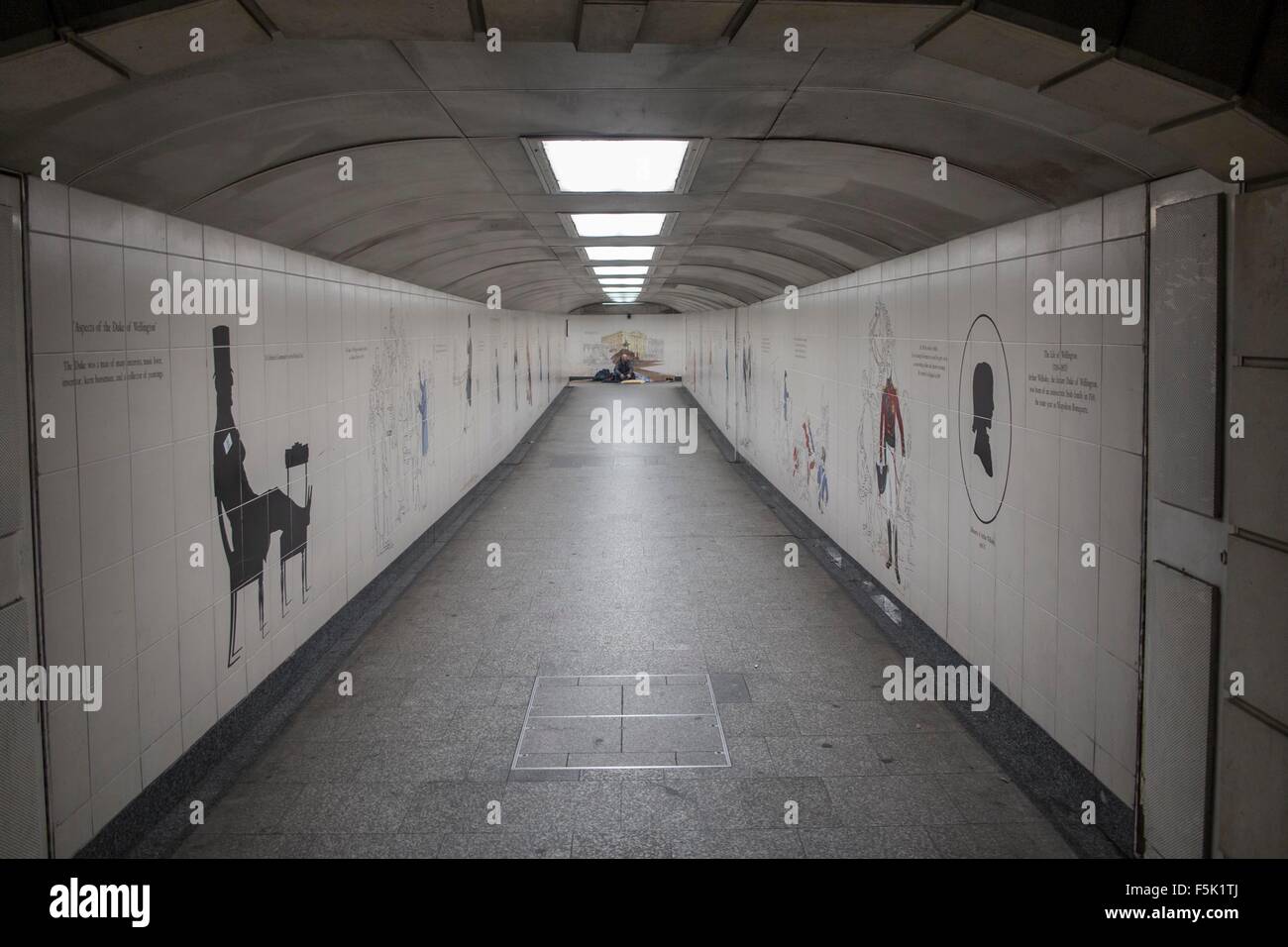 A London subway under Hyde Park Corner Stock Photo - Alamy