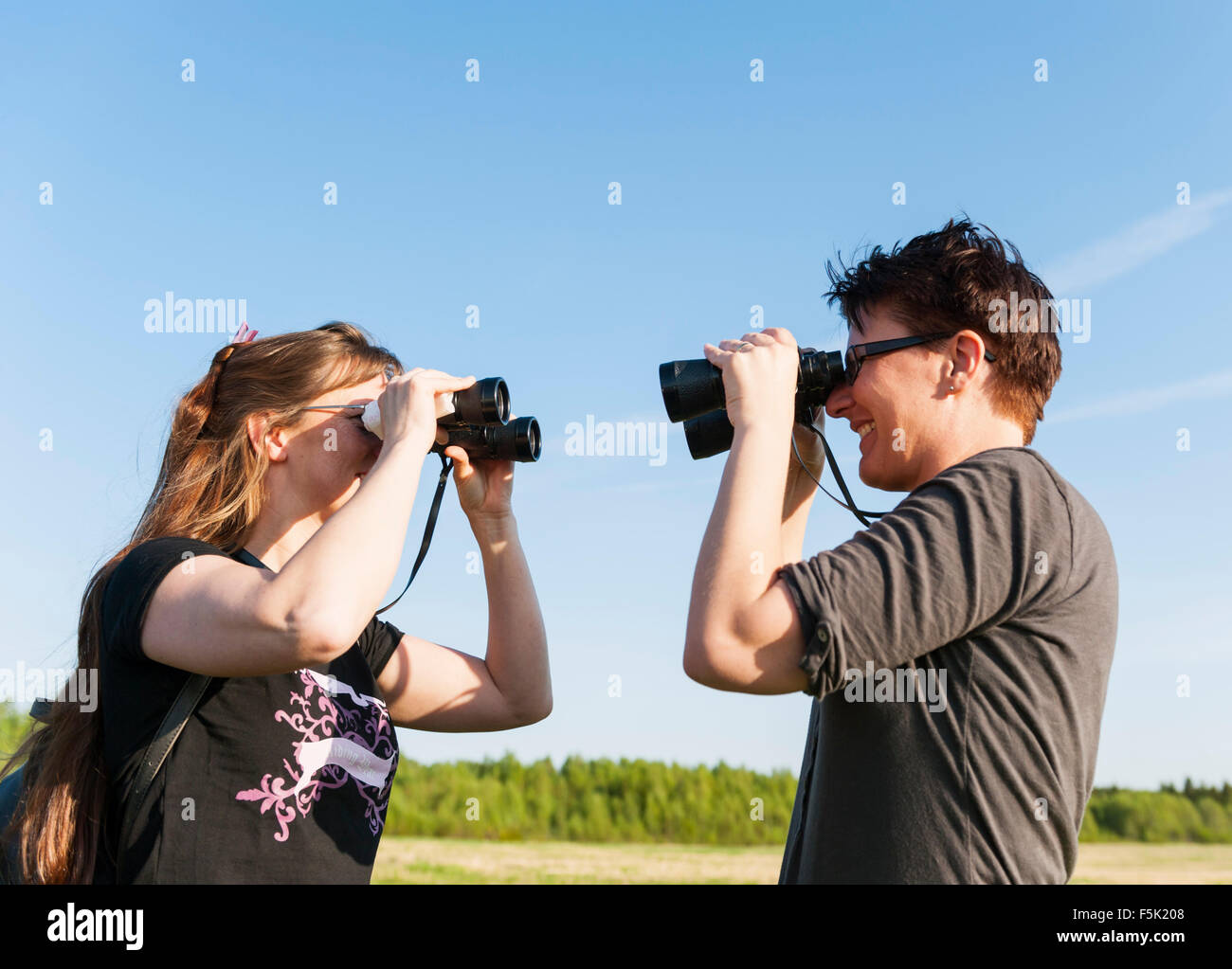 Observation of bird watchers hi-res stock photography and images - Alamy