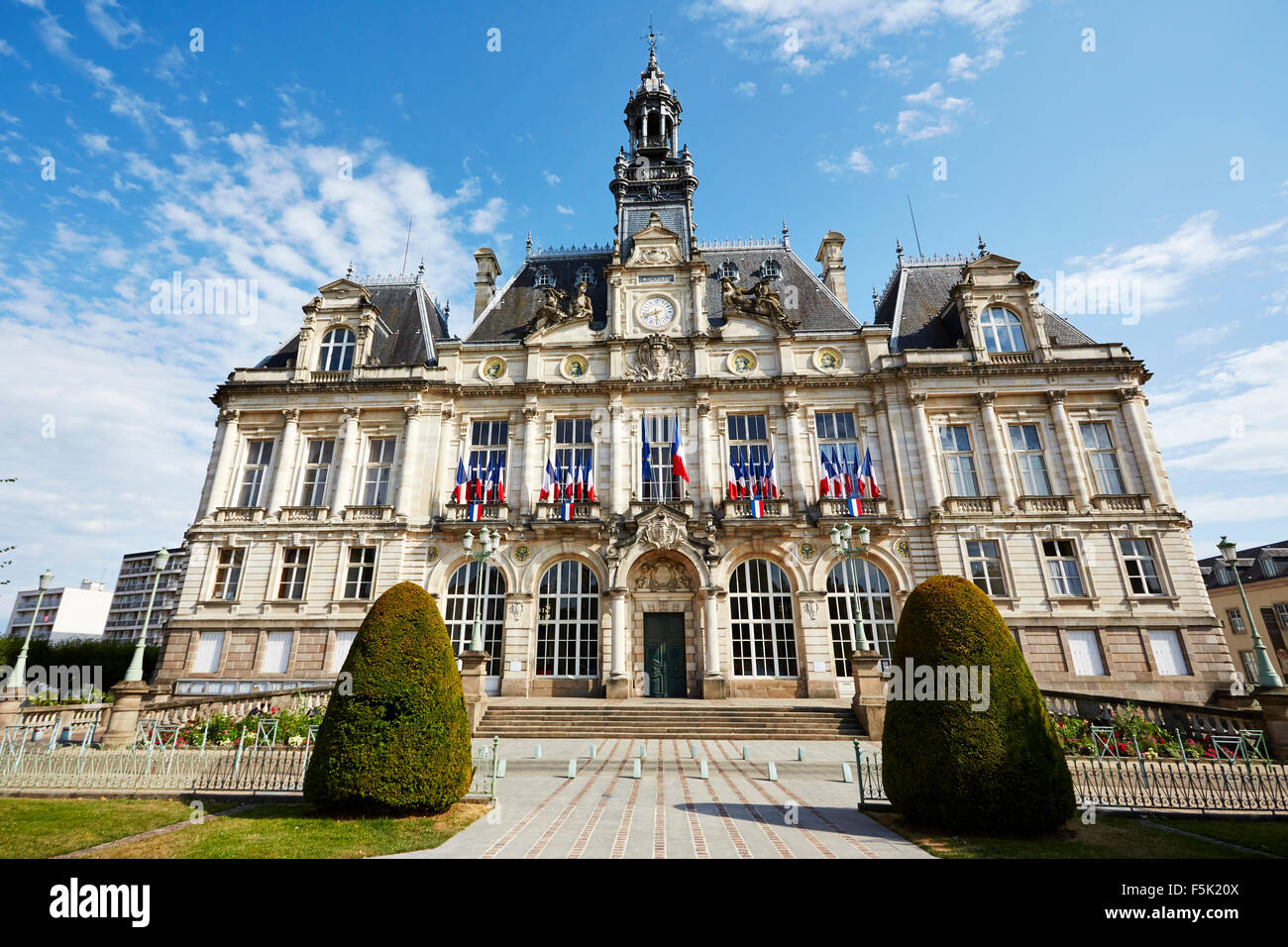 City Hall building, Limoges, Limousin, Haute-Vienne, France Stock Photo ...