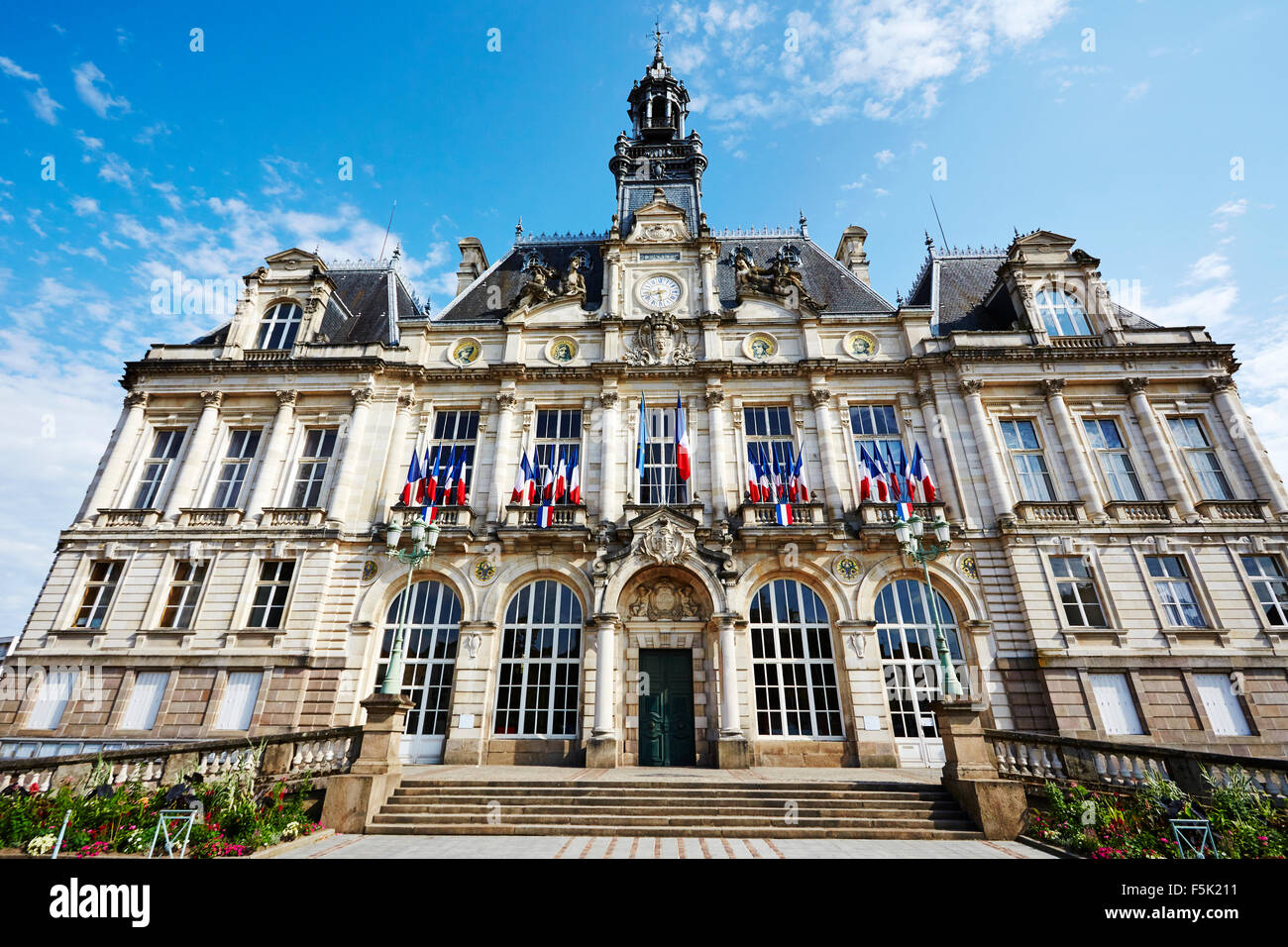 City Hall building, Limoges, Limousin, Haute-Vienne, France Stock Photo ...