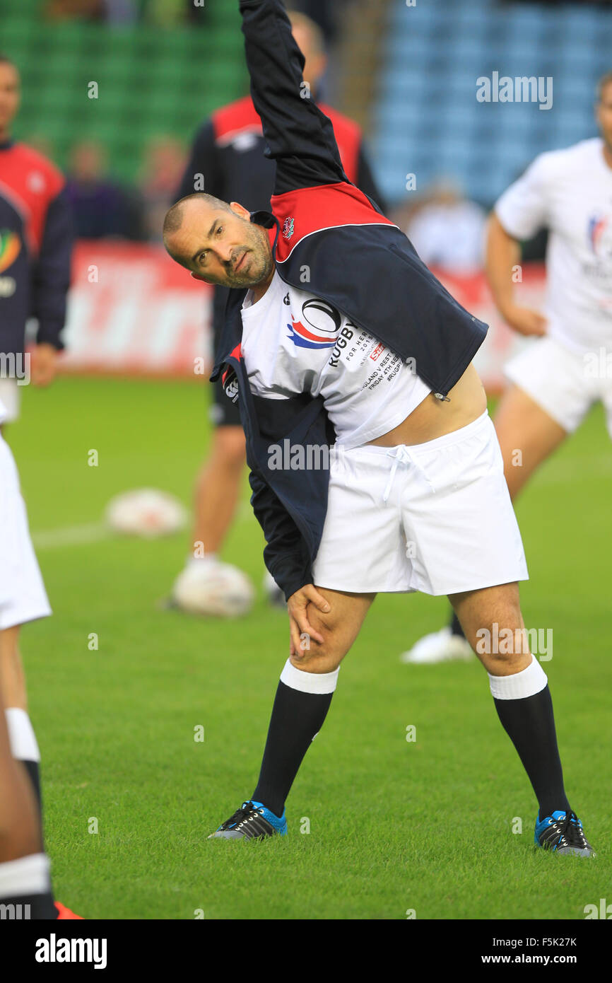 Mike Tindall celebrity v Professional Rugby Aid game for Rugby for ...