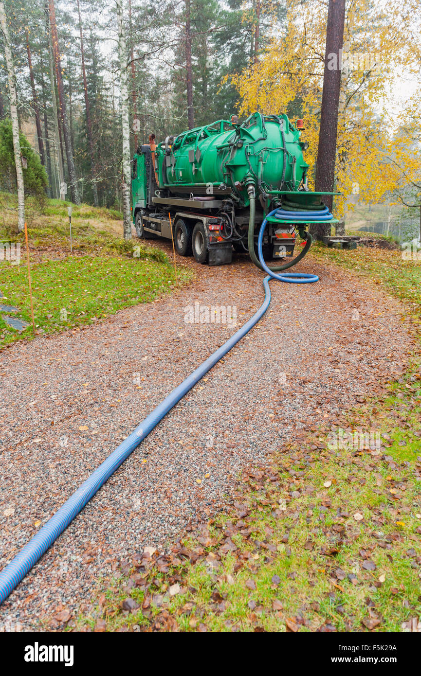 Waste water vehicle hi-res stock photography and images - Alamy