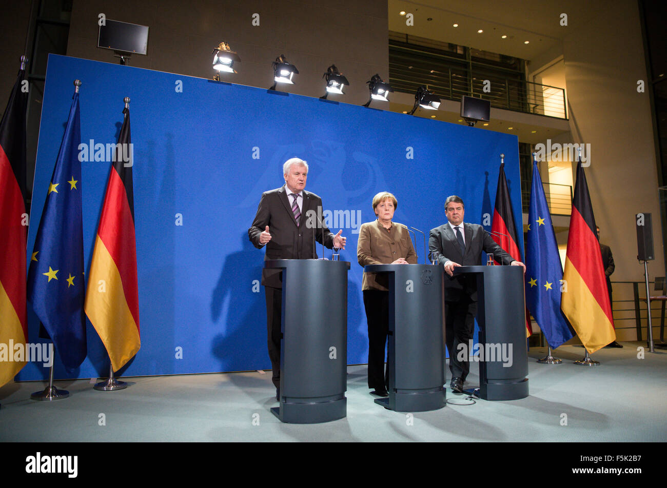 Berlin, Germany. 5th Nov, 2015. CDU leader and German Chancellor Angela ...