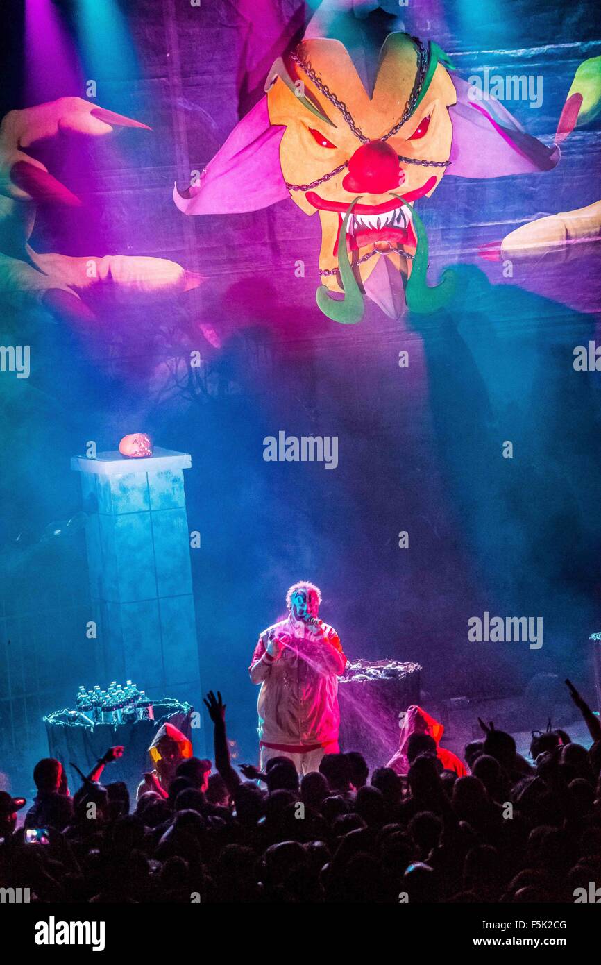 Detroit, MI, USA. 31st Oct, 2015. INSANE CLOWN POSSE and JUGGALOS ...