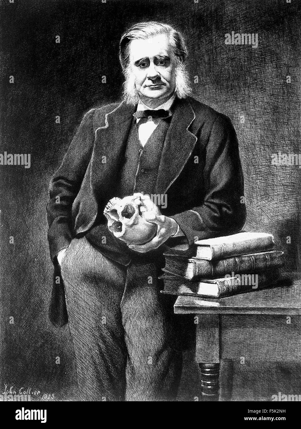 THOMAS HUXLEY (1825-1895) English biologist who championed Darwin's ...