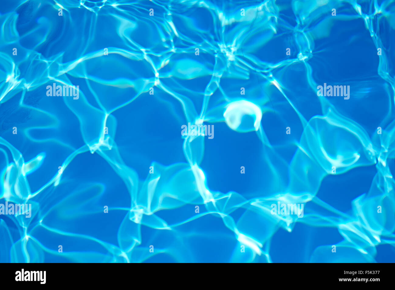 Shiny, clear, pure and transparent water in a swimming pool. Copy Space ...