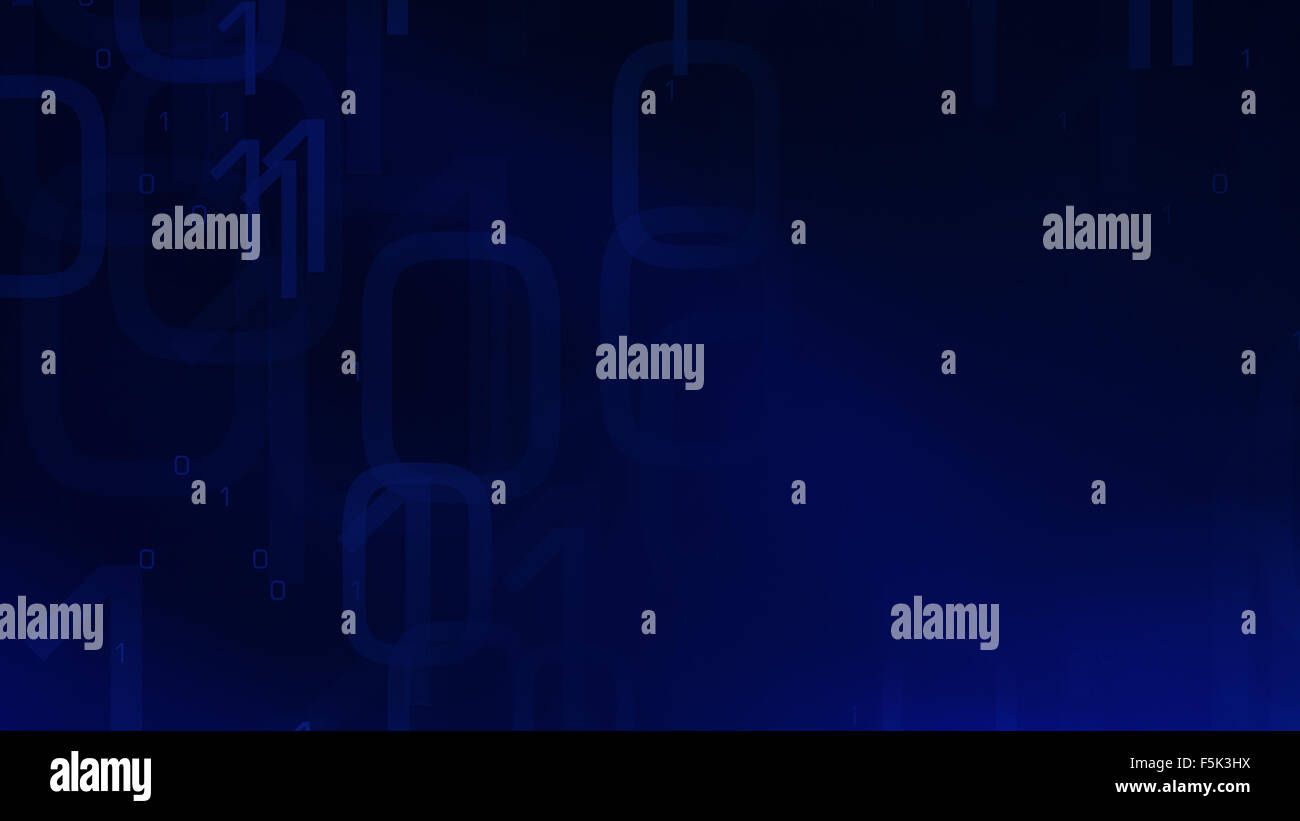 Dark binary background Stock Photo - Alamy