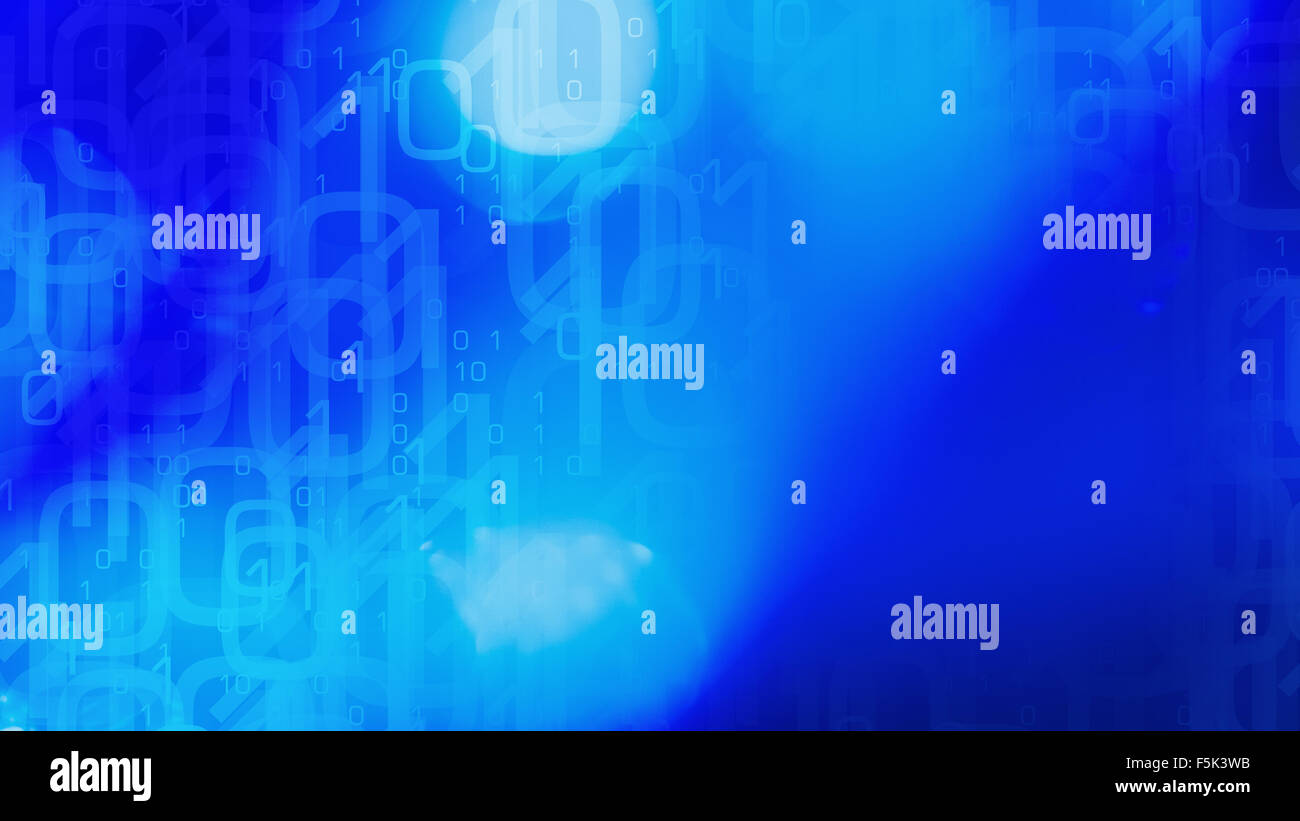 New technology abstract blue background concept Stock Photo - Alamy