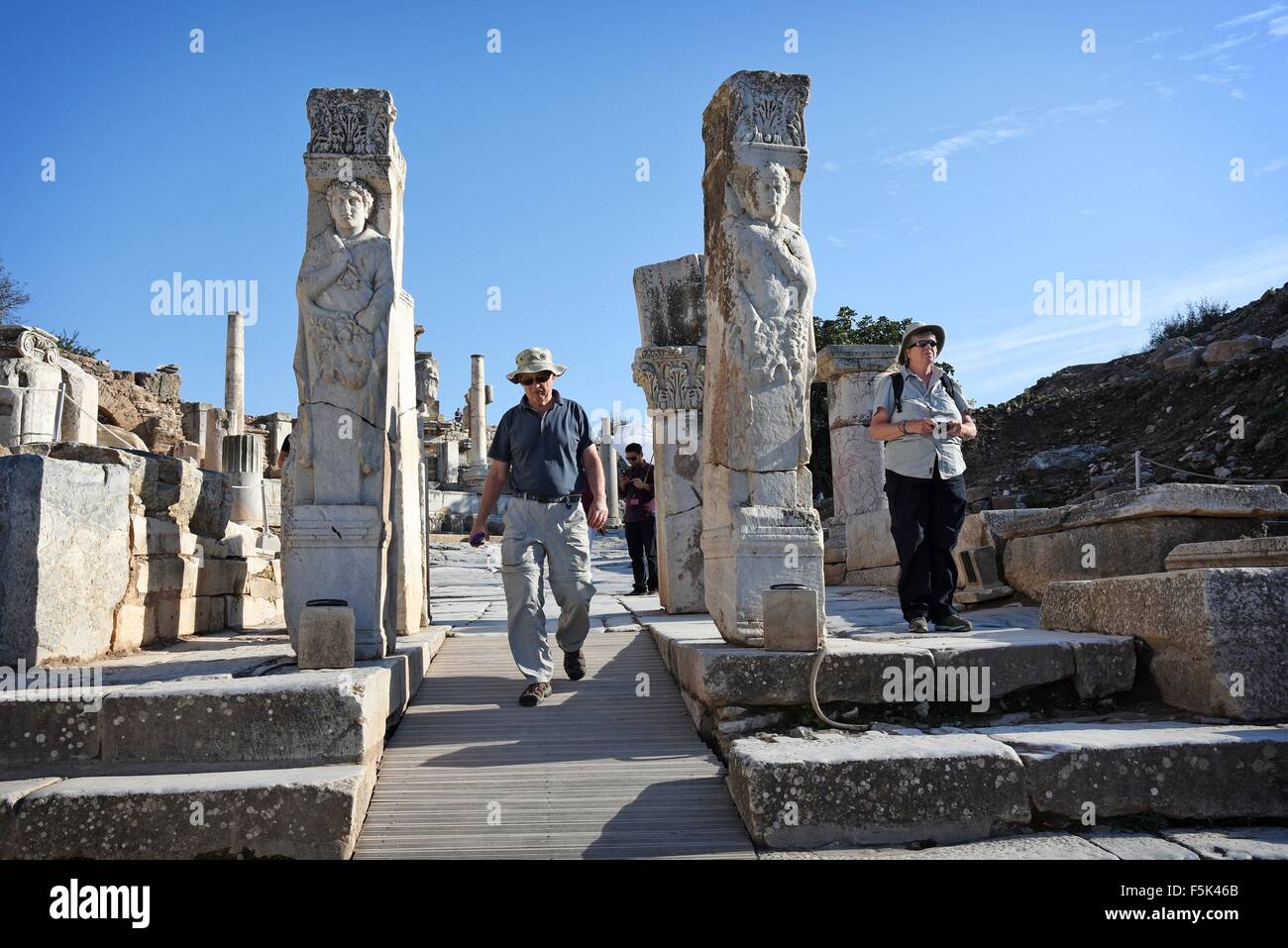 Ephesus 10th Century BC archeological site Selcuk Izmir Turkey Stock ...
