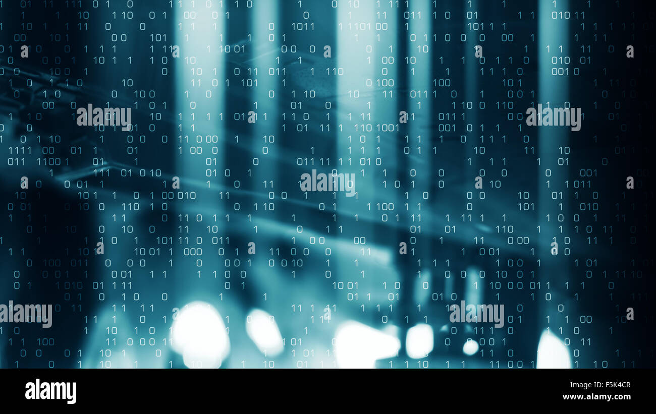 Abstract technology concept digital binary hi-res stock photography and ...
