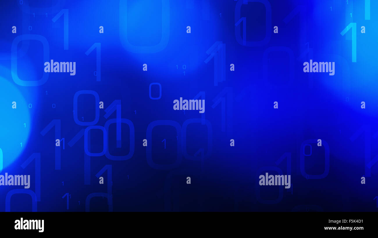Abstract binary code tech background Stock Photo - Alamy