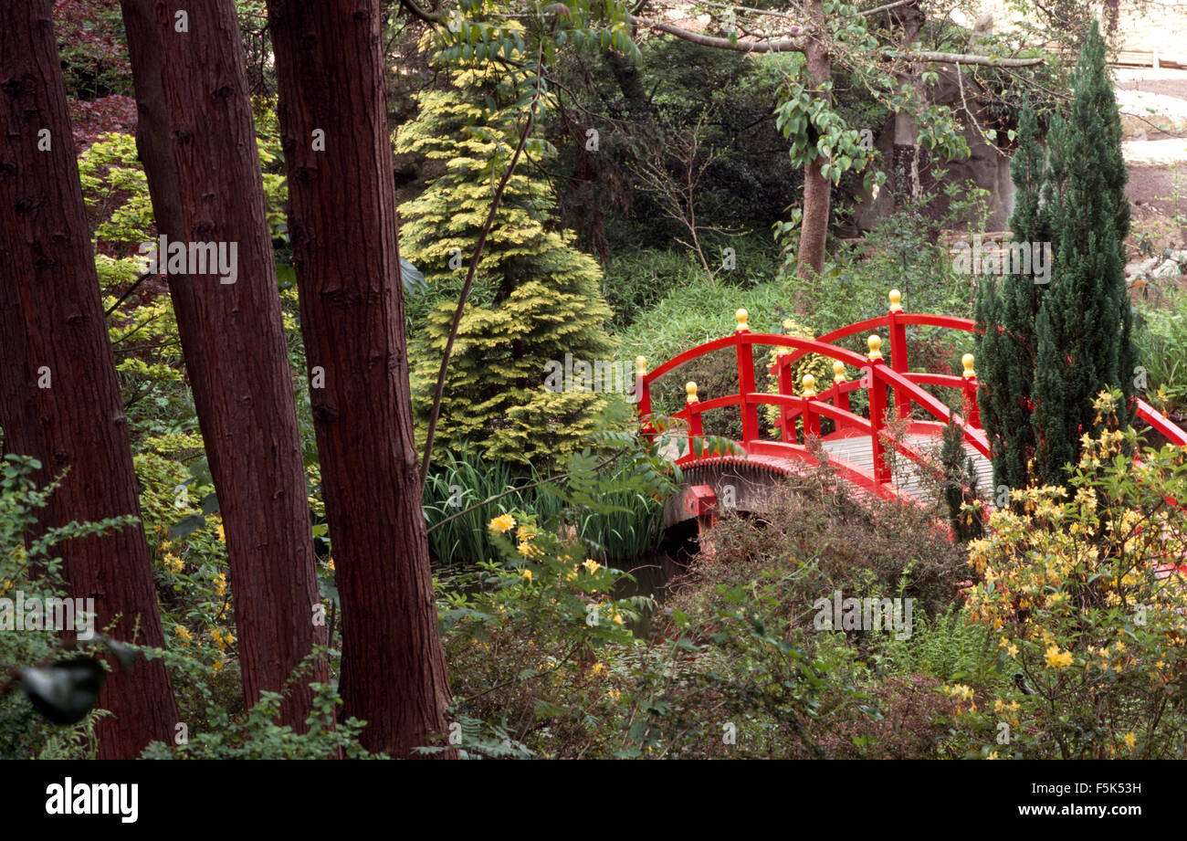 Small bridge in garden hi-res stock photography and images - Alamy