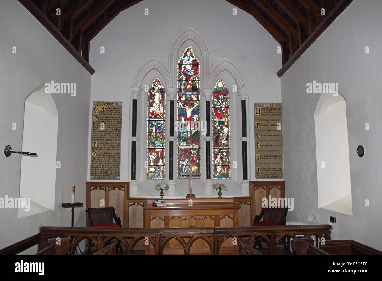 St Michael and All Angels church, Bosherston, Pembrokeshire, Dyfed ...