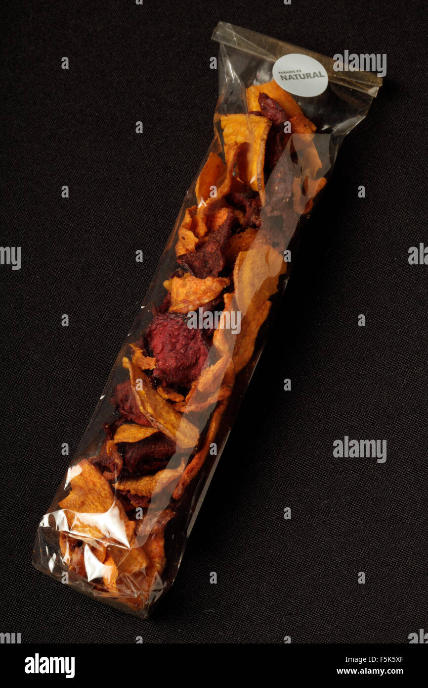 Nice food presentation. Vegetable chips Stock Photo - Alamy