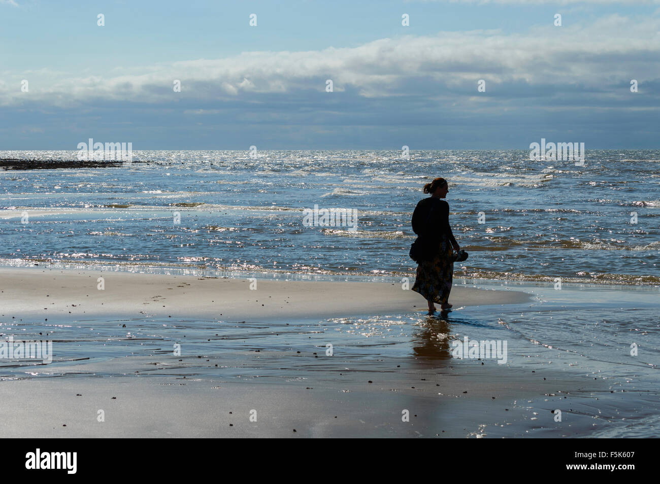 Paddle in the Sea Stock Photo - Alamy