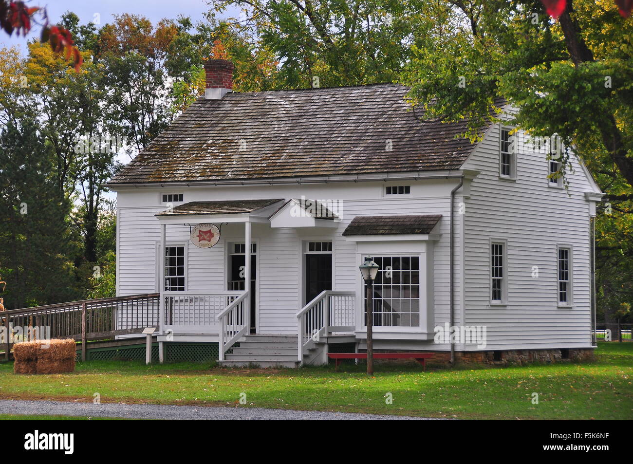 Lancaster, Pennsylvania: C. 1850 Sexton's House from a local church at ...