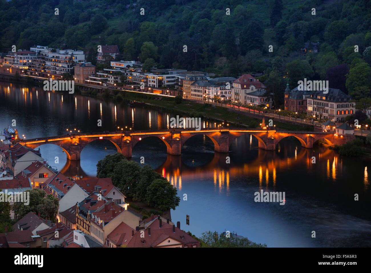 Heidelberg germany night view hi-res stock photography and images - Alamy