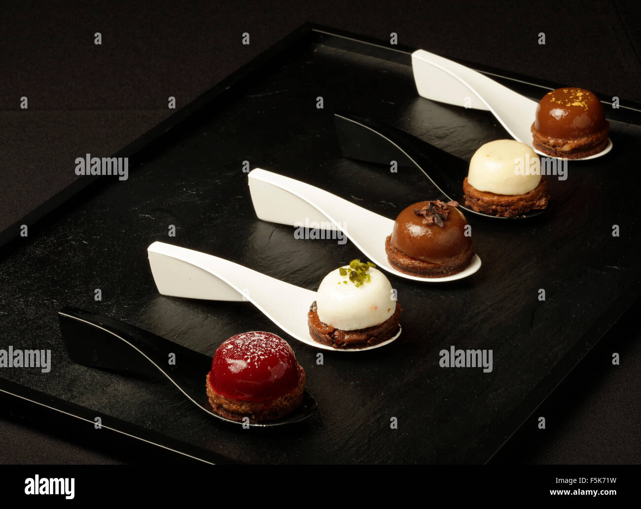 Sweet dessert presentation Stock Photo - Alamy