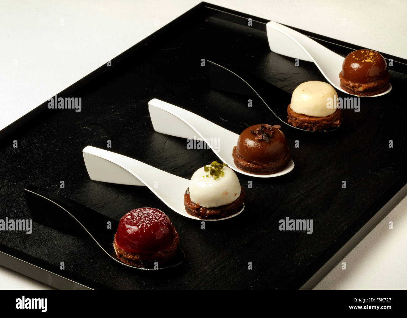 Sweet dessert presentation Stock Photo - Alamy