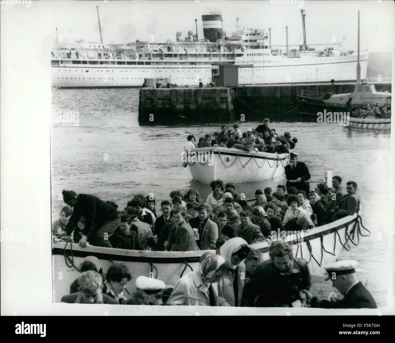 1962 - Shore party - when the ship doesn't dock, the children go ashore ...