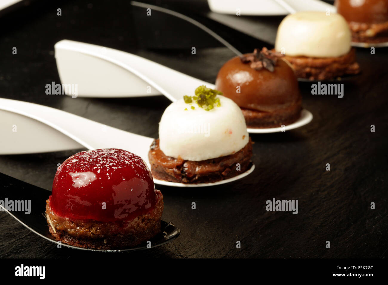 Sweet dessert presentation Stock Photo - Alamy
