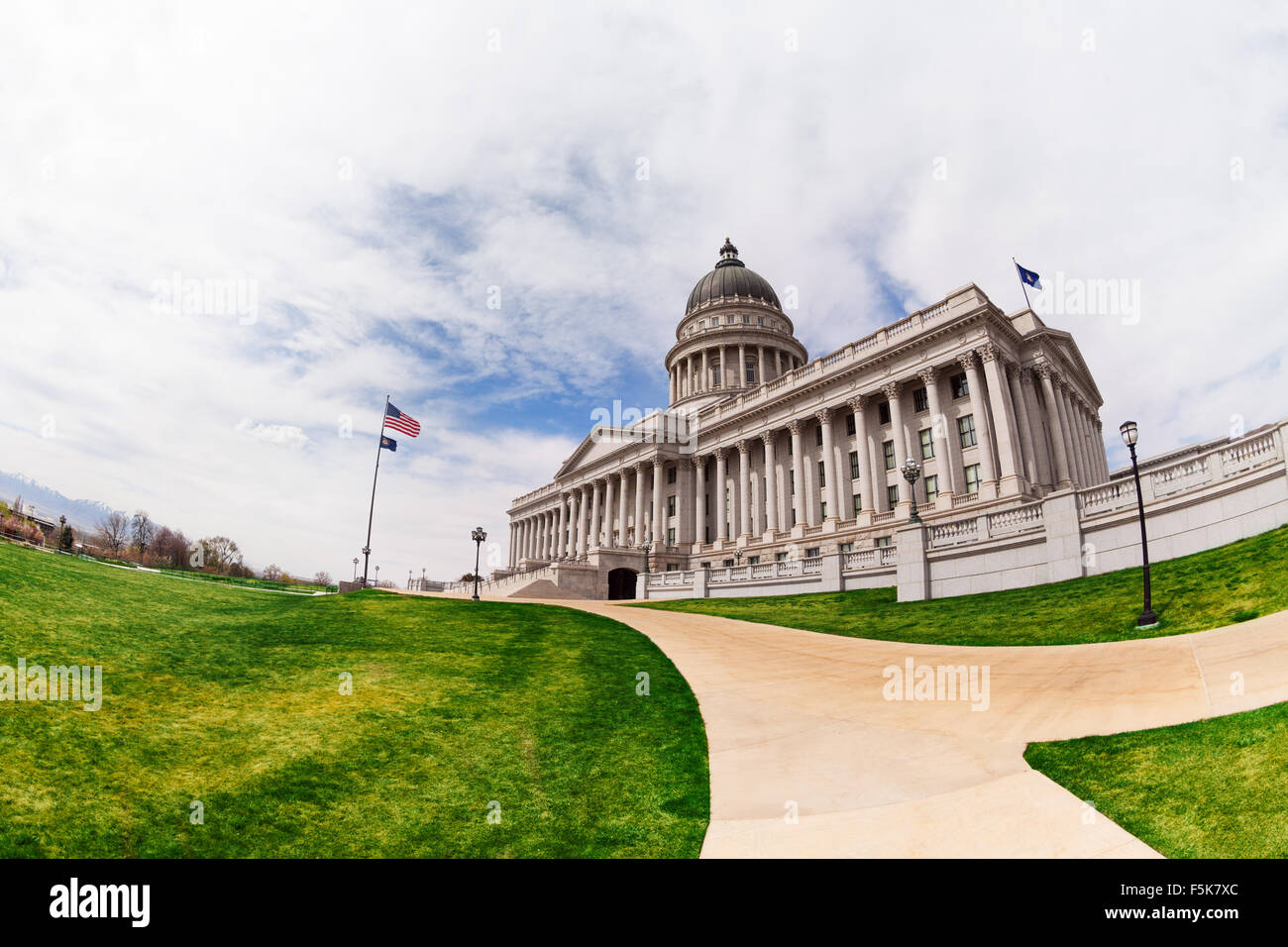 Beautiful Utah Capitol building during day Stock Photo - Alamy
