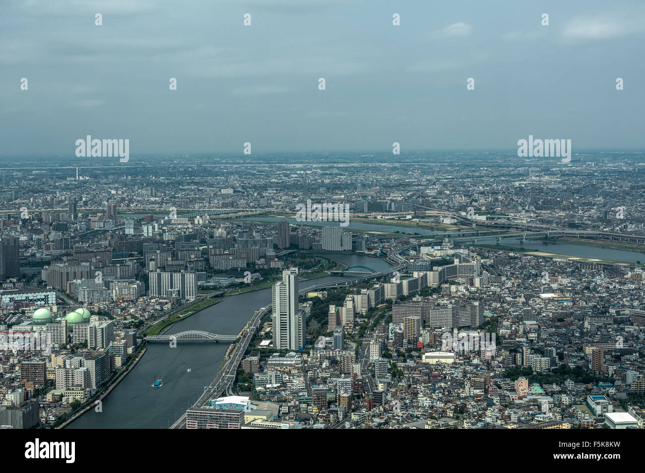 View over Tokyo from the Tokyo Skytree Stock Photo - Alamy