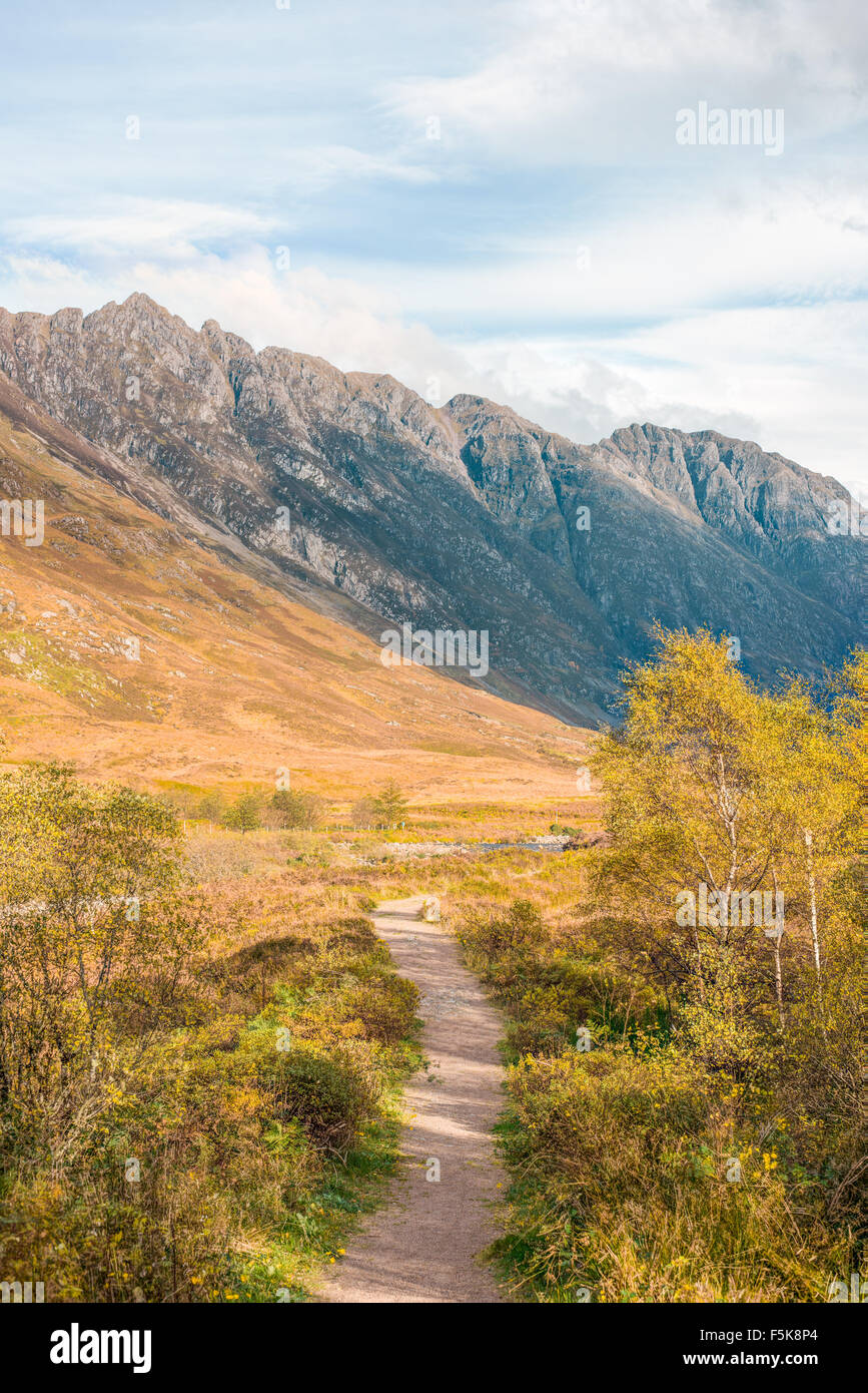 The mountain named Sgorr nam Fiannaidh, which is on the northern side ...